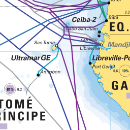 Africa Telecommunications Map 2022
