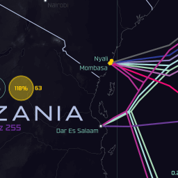 Africa Telecommunications Map 2024