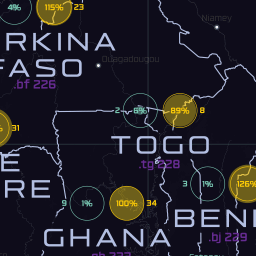 Africa Telecommunications Map 2024