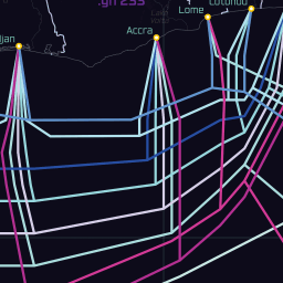 Africa Telecommunications Map 2024