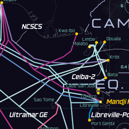 Africa Telecommunications Map 2024
